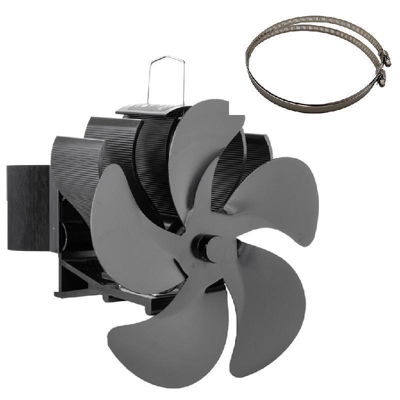 Heat Powered Stove Fan Auto-sensing Wood Log Burning Stove with ...