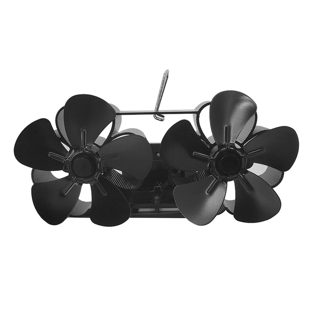 Heat Powered Wood Stove Fan 5 Blade Petal Shape Wood Stove Fan ...