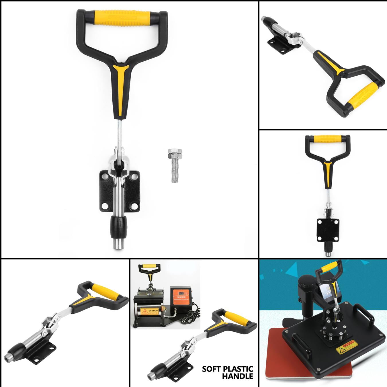Heat Press Machine Handle Fixture - Robust Steel Thermal Transfer ...