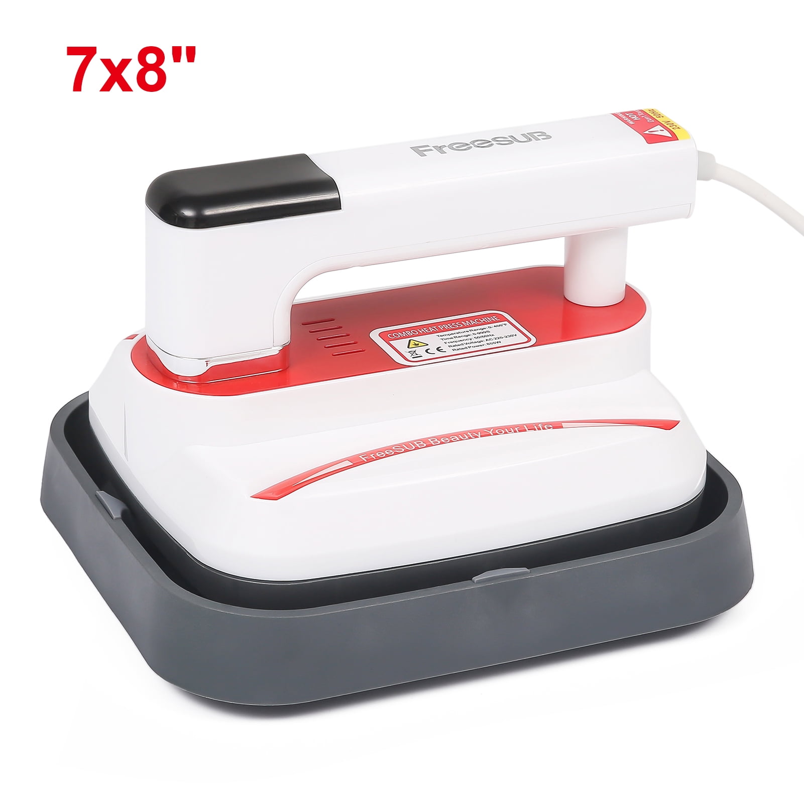 Heat Press Machine,Iron Baby Clothes Diy Business 7x8'' T-shirt Press ...