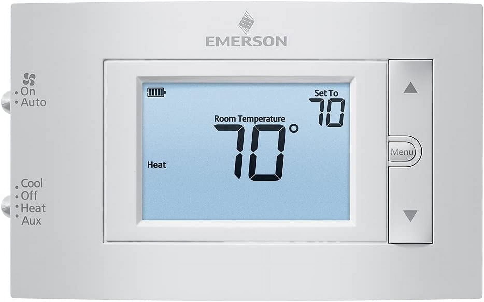 Heat Pump (2H/1C) Non-Programmable Thermostat - Walmart.com