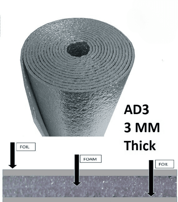 Heat Reflective Shield EPE AD3 Foam: Car RV Cabin Window Home ...