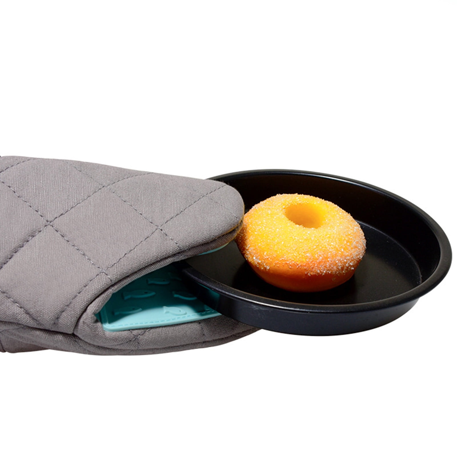 Heat Resistant Baking Gloves Kitchen Insulation Mitts Left and Right Hand Use Withstand High ...