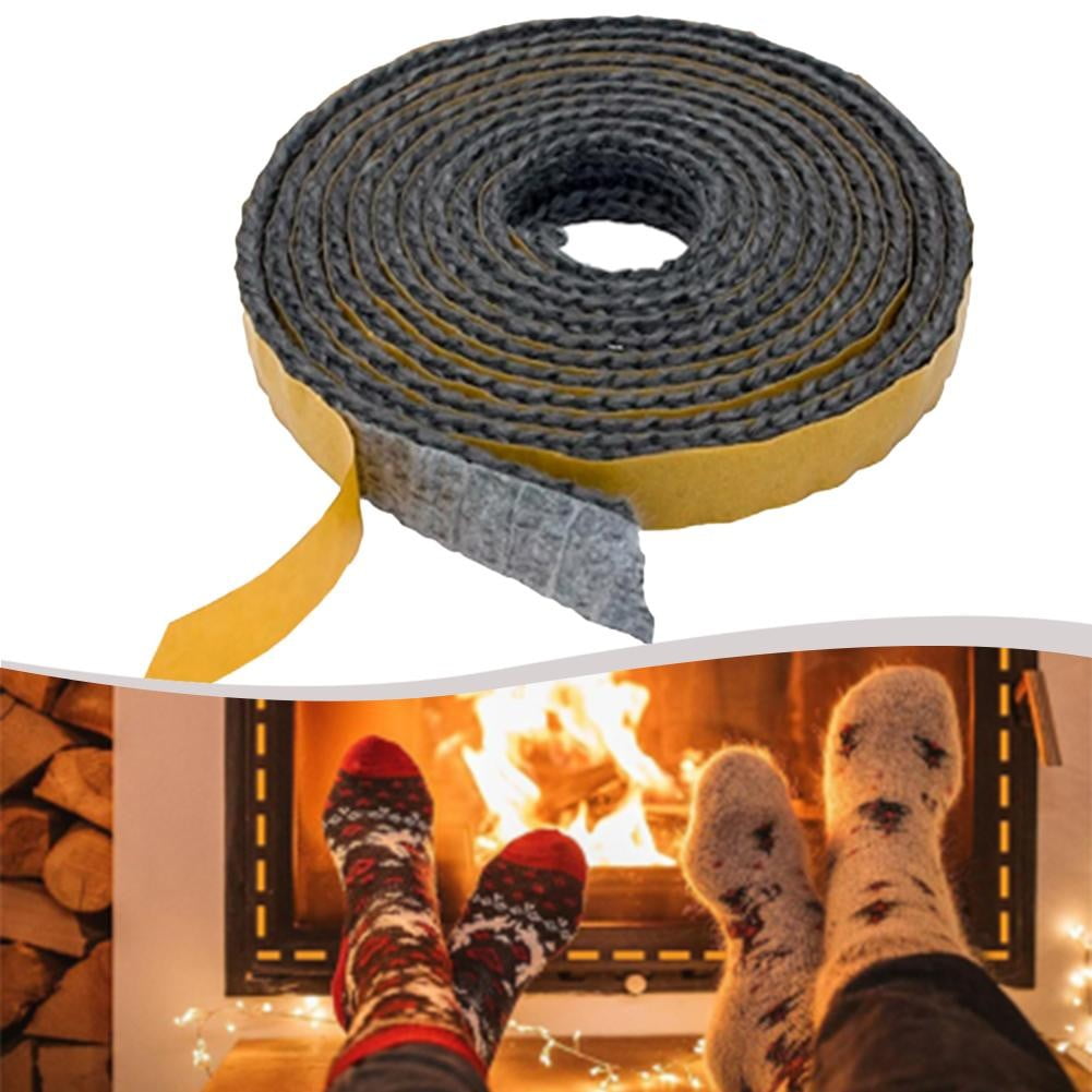 Heat Resistant Black Flat Stove Rope for Glass Chimney Door and ...