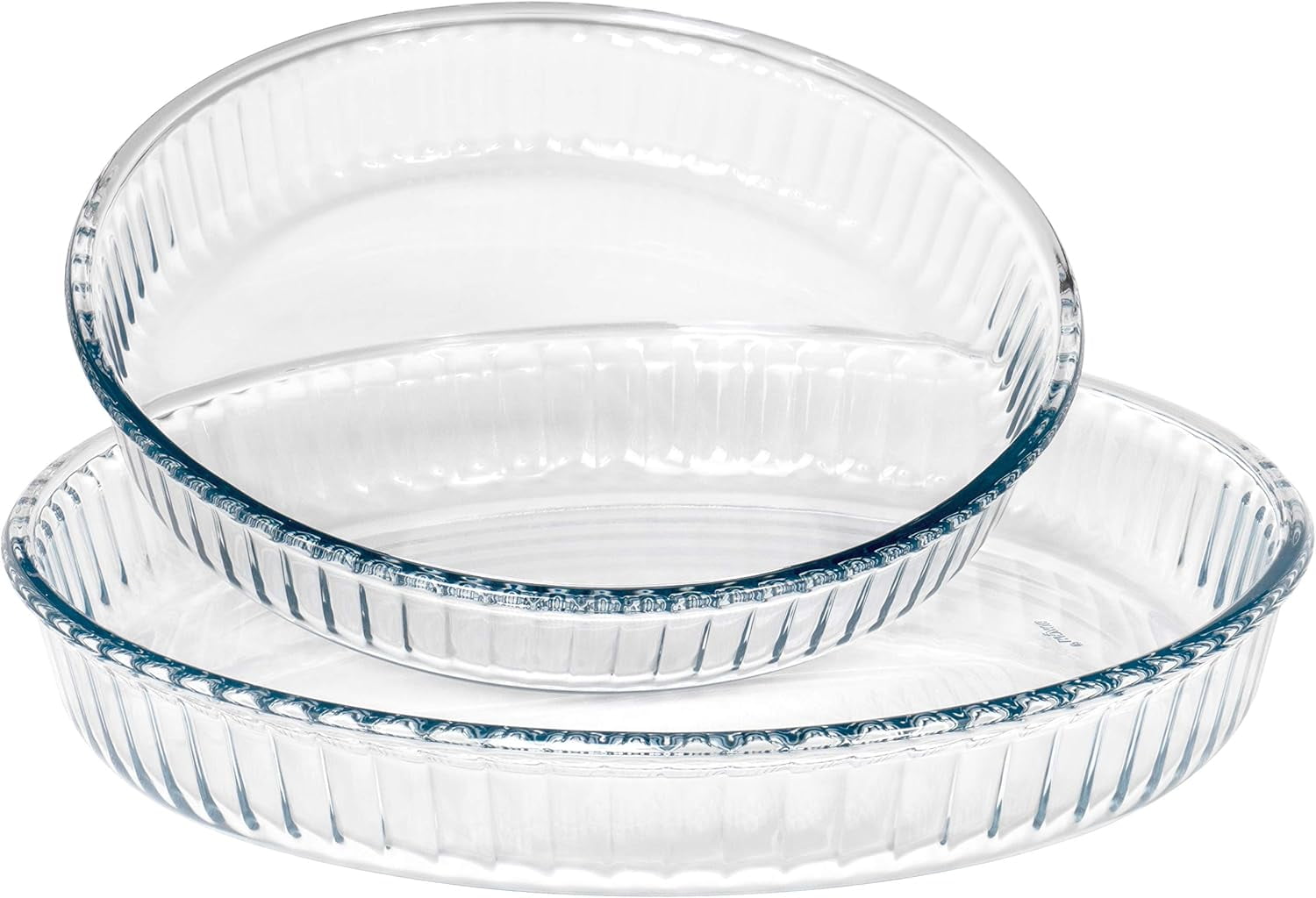 Heat Resistant Cake and Pie Glass Dish, Set of 2 - Walmart.com
