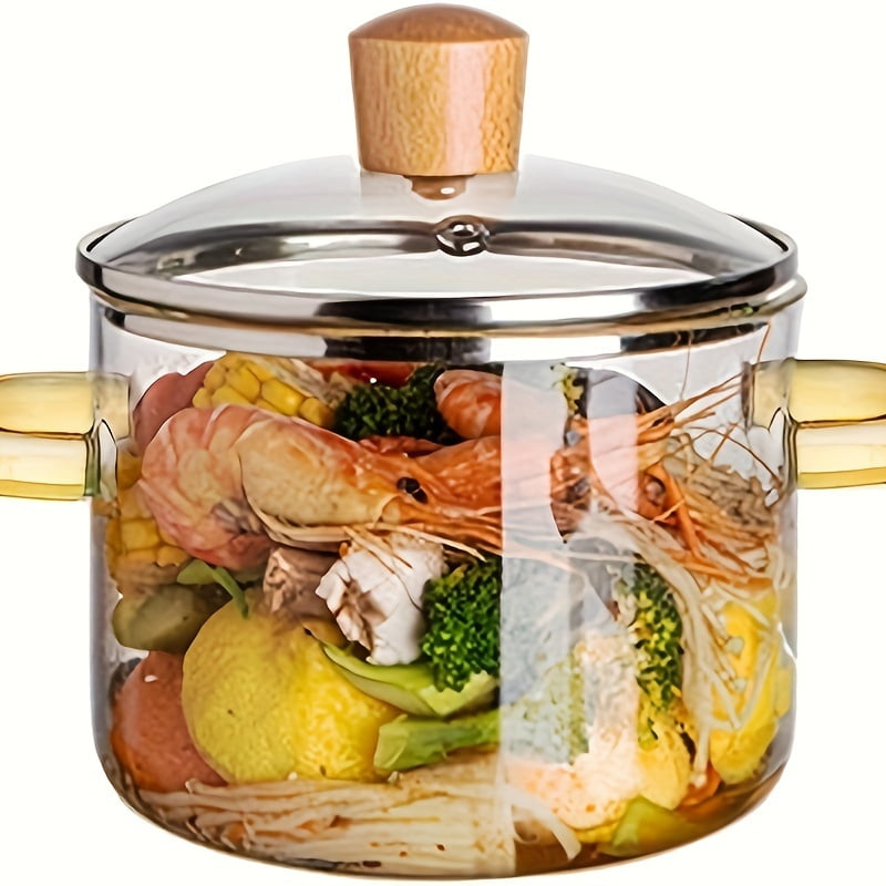 [Heat Resistant Cooking Pot] Microwave Safe, Heat Resistant 1.5L ...