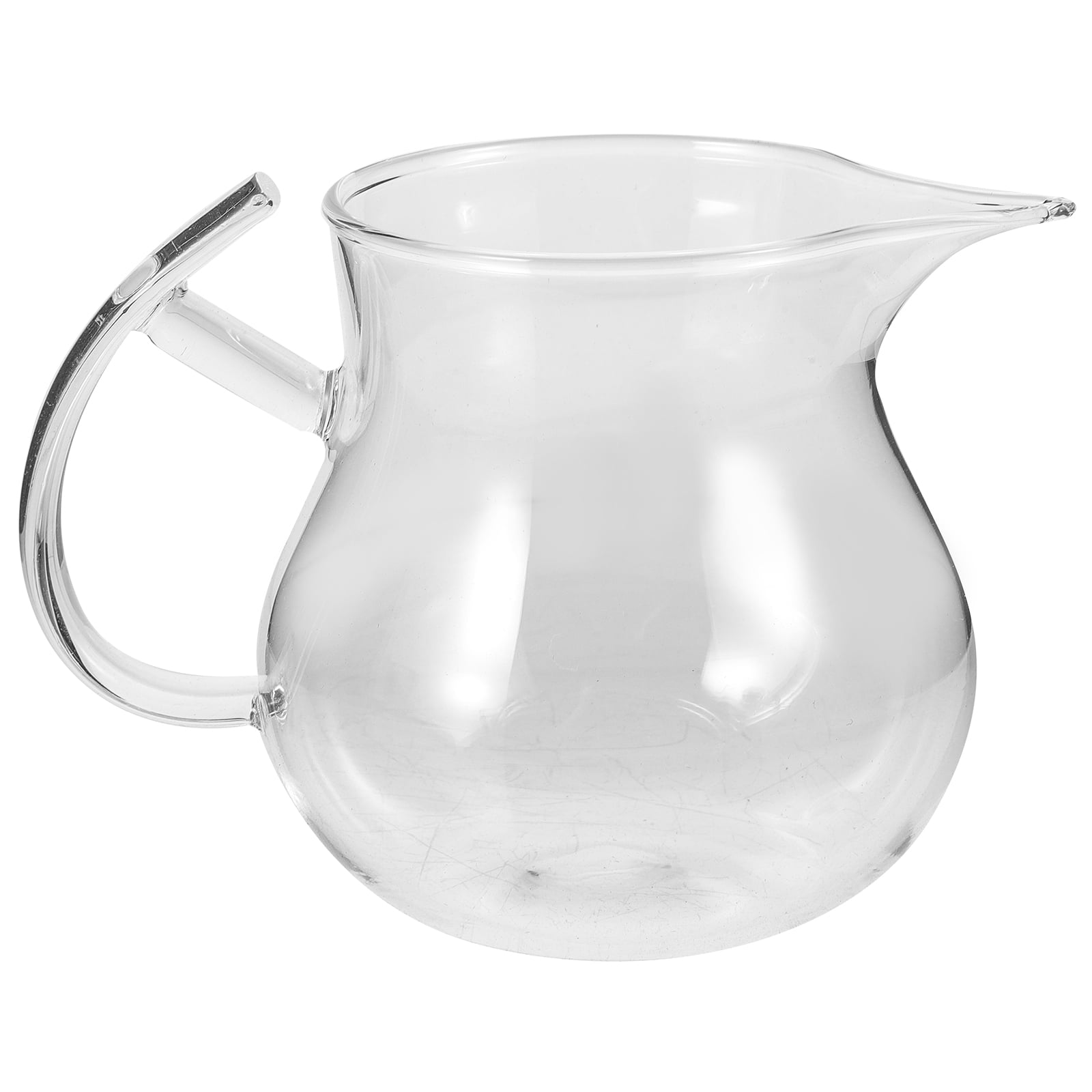 Heat Resistant Cup Clear Glass Cup Coffee Cup Milk Cup Kitchen Milk Pitcher