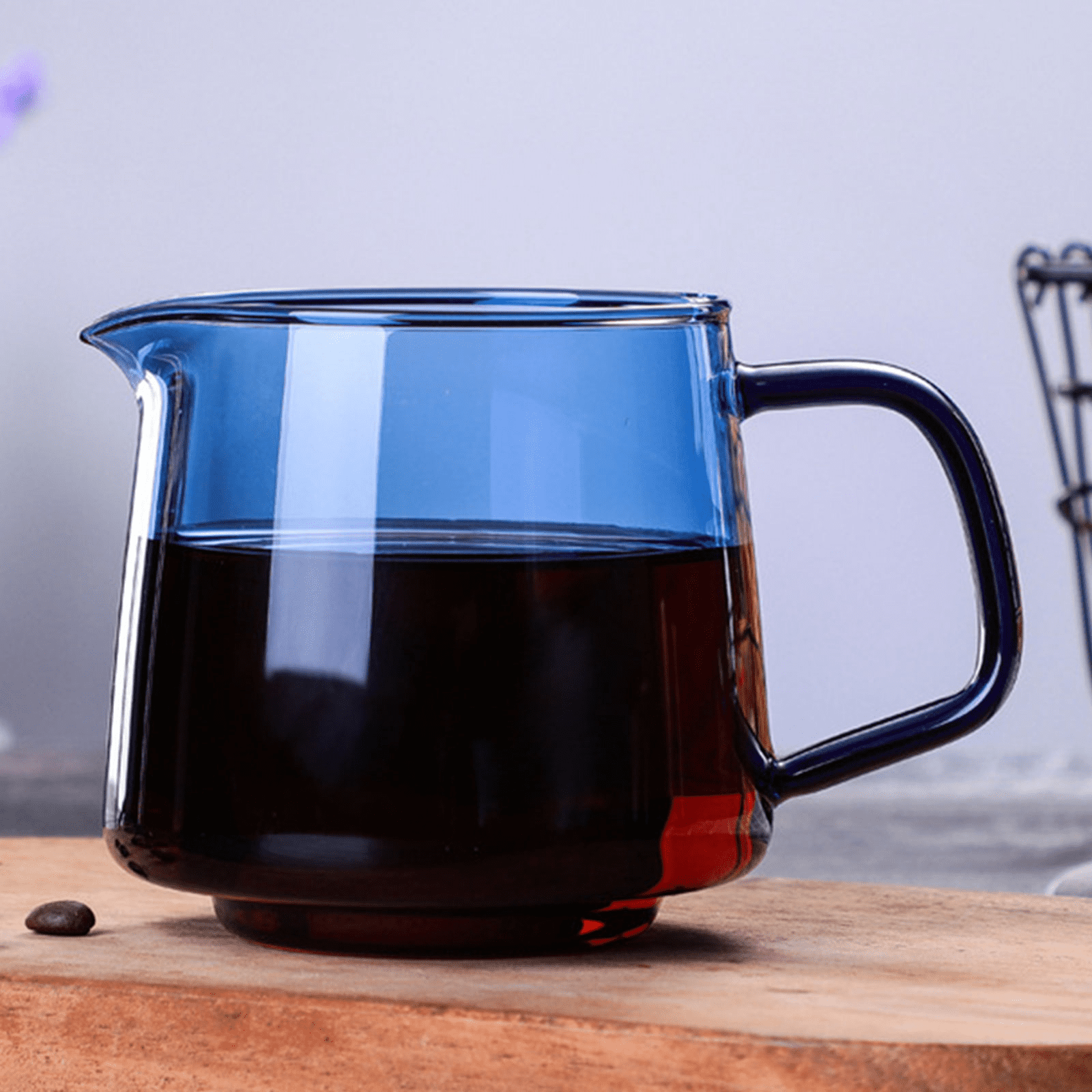 Heat Resistant Glass Milk Frothing Pitcher with Measurement, 300/500ml ...