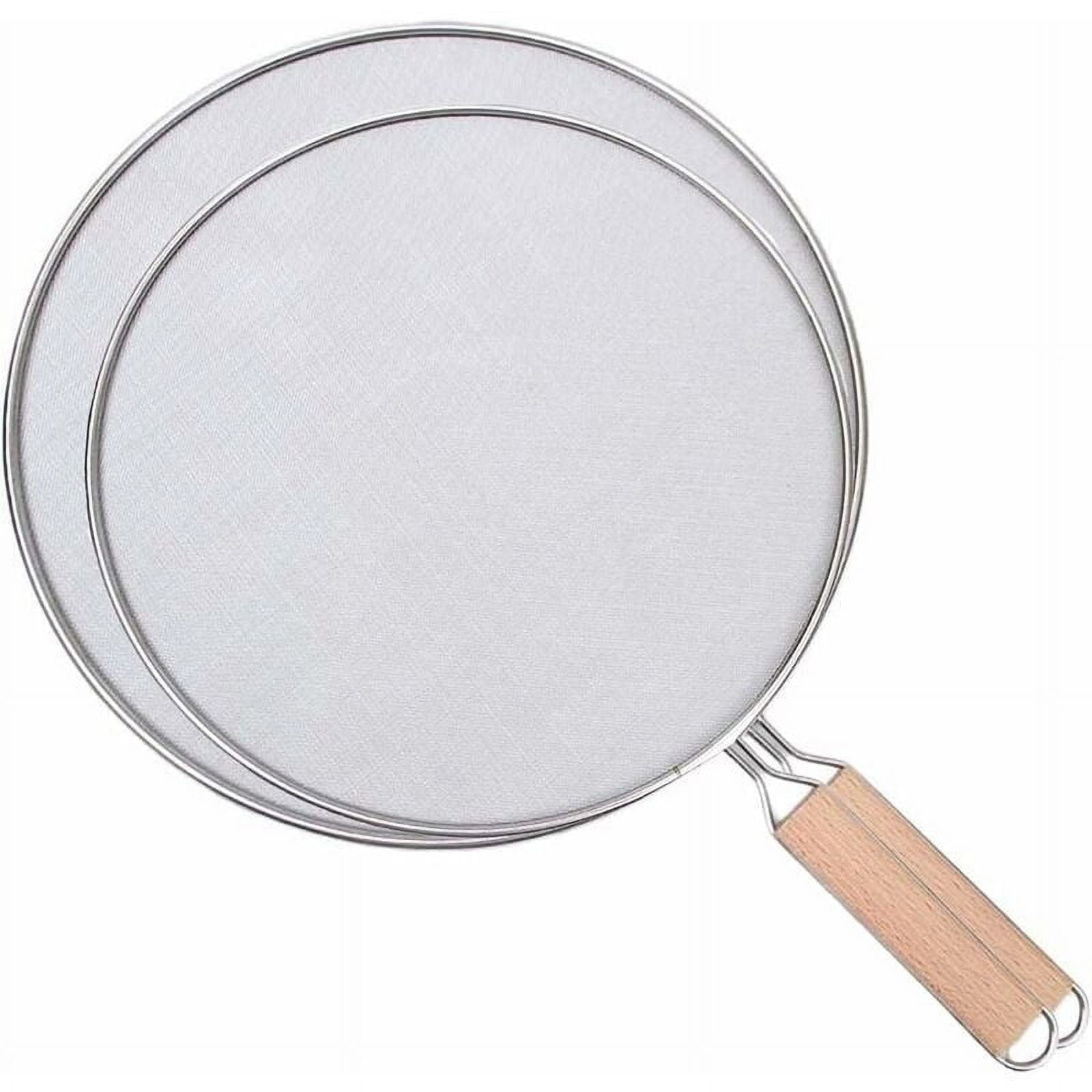 Heat Resistant Grease Splatter Guard, Stainless Steel Fine Mesh ...