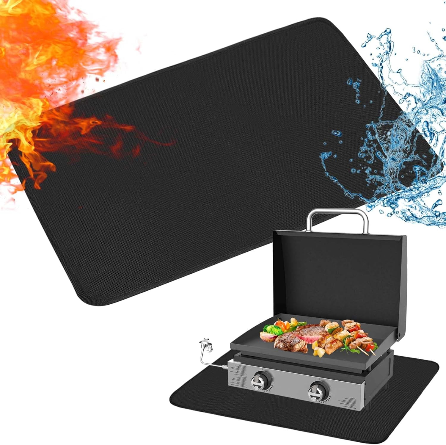 Heat Resistant Grill Mats for Outdoor Grill Compatible with Blackstone ...