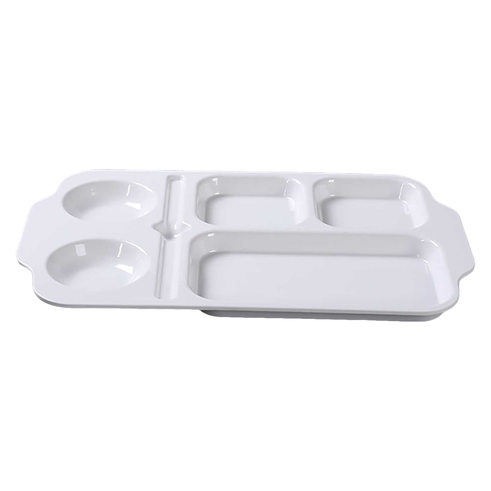 Heat - Resistant Imitation Porcelain Compartment Fast Food Trays - Made ...