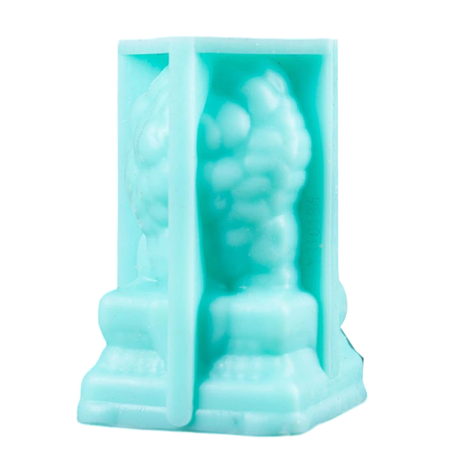 Heat Resistant Lions Statue Silicone Cake Molds Detachable Design Homes ...