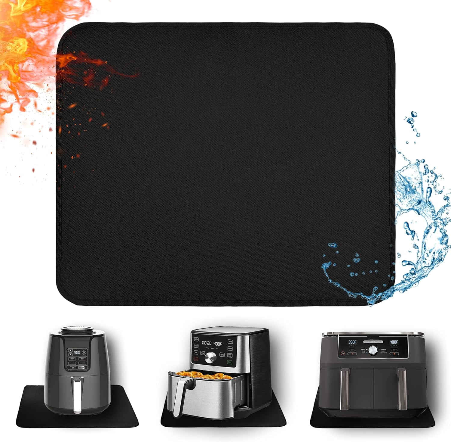 Heat Resistant Mat for Air Fryer, 15 x 18in Heat Resistant Mat for ...