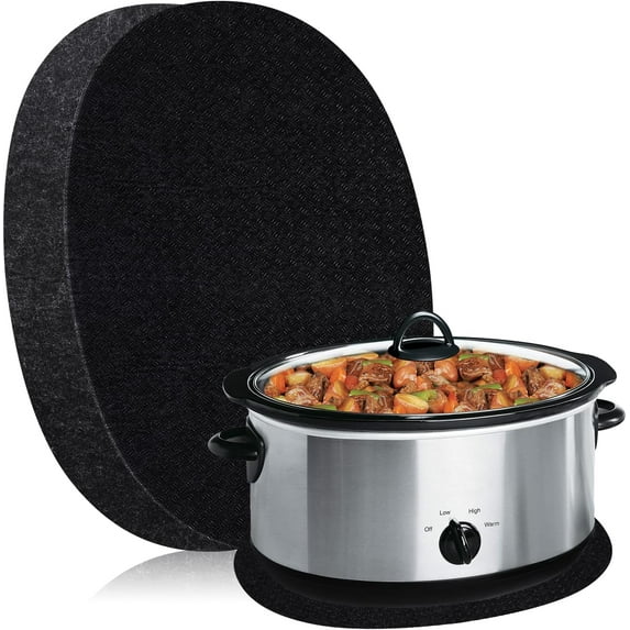 Heat Resistant Mat for Crockpot Slow Cooker with Appliance Slider ...
