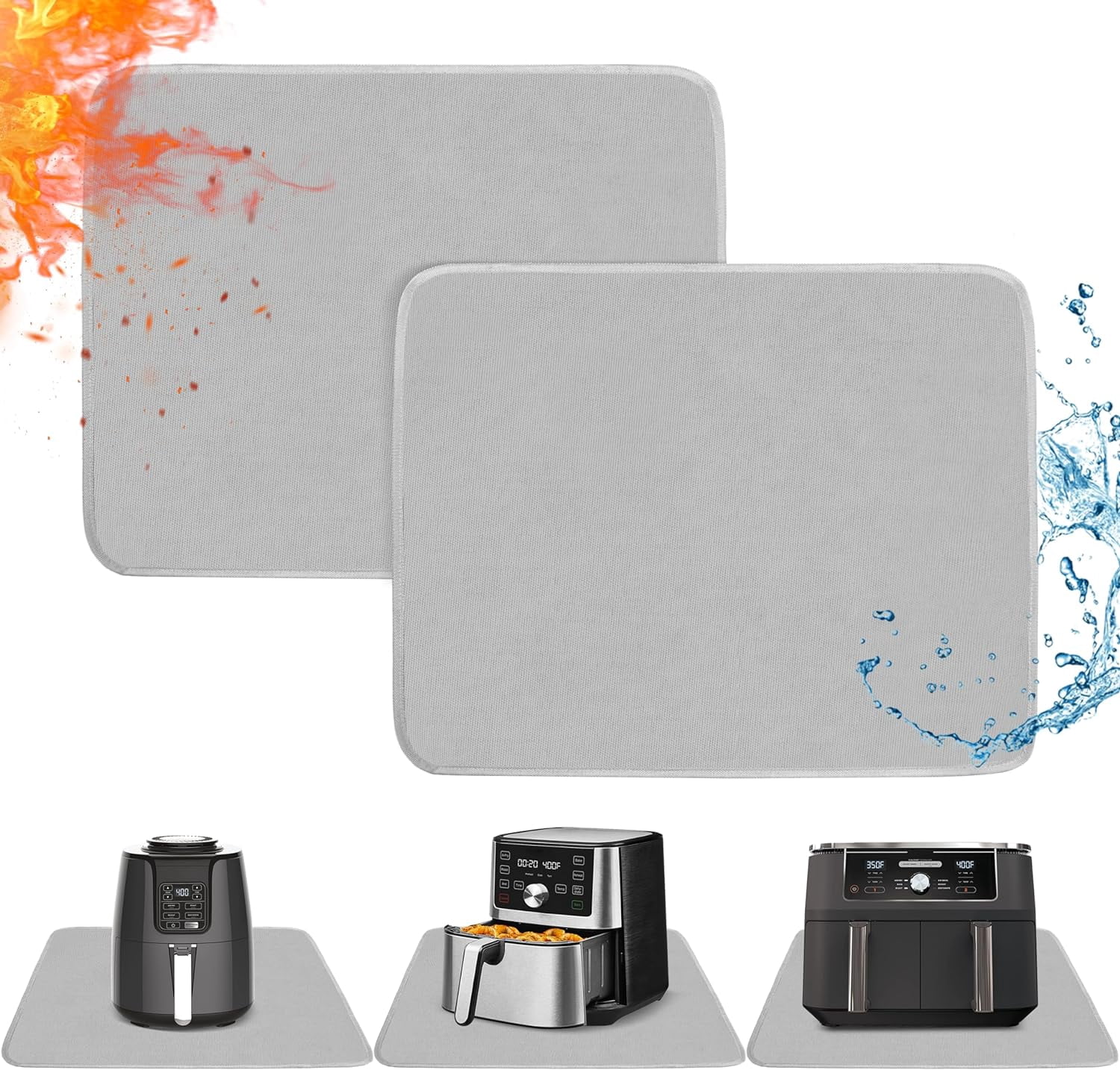 Heat Resistant Mats for Countertop - Firproof 16x20 in Heat Resistant ...