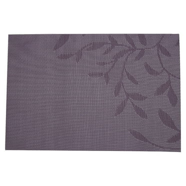Moritic Premium PVC Table Place Mats, 45x30cm, Black, Set of 6 ...