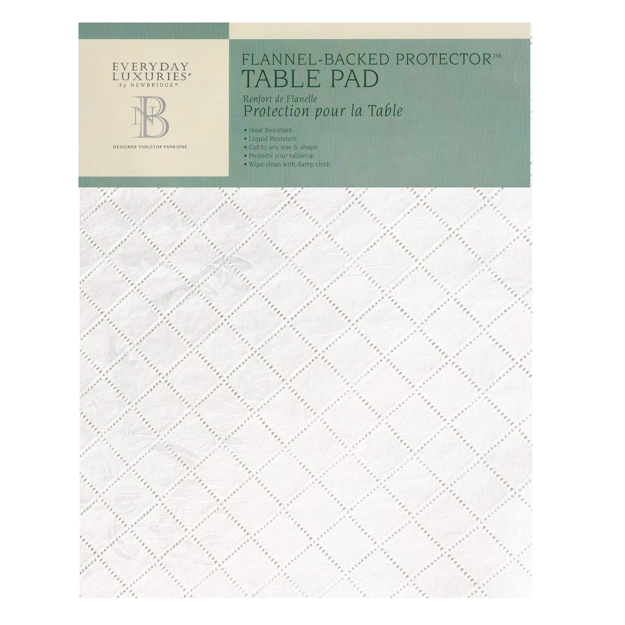 Heat Resistant Quilted Table Pad, Waterproof Cut to Fit Protector with ...