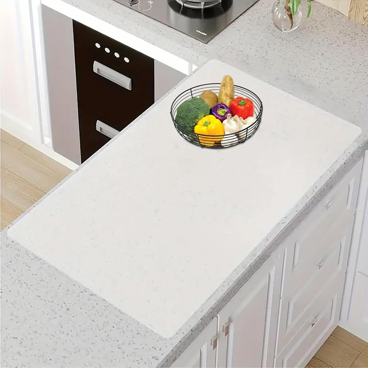 Heat Resistant Silicone Kitchen Counter Mat, Nonstick and Nonslip ...