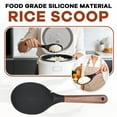Heat Resistant Silicone Rice Spatula with Ergonomic Wood Handle 2026 ...
