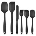 Heat Resistant Silicone Spatulas Set Food Grade Silicone Seamless One ...