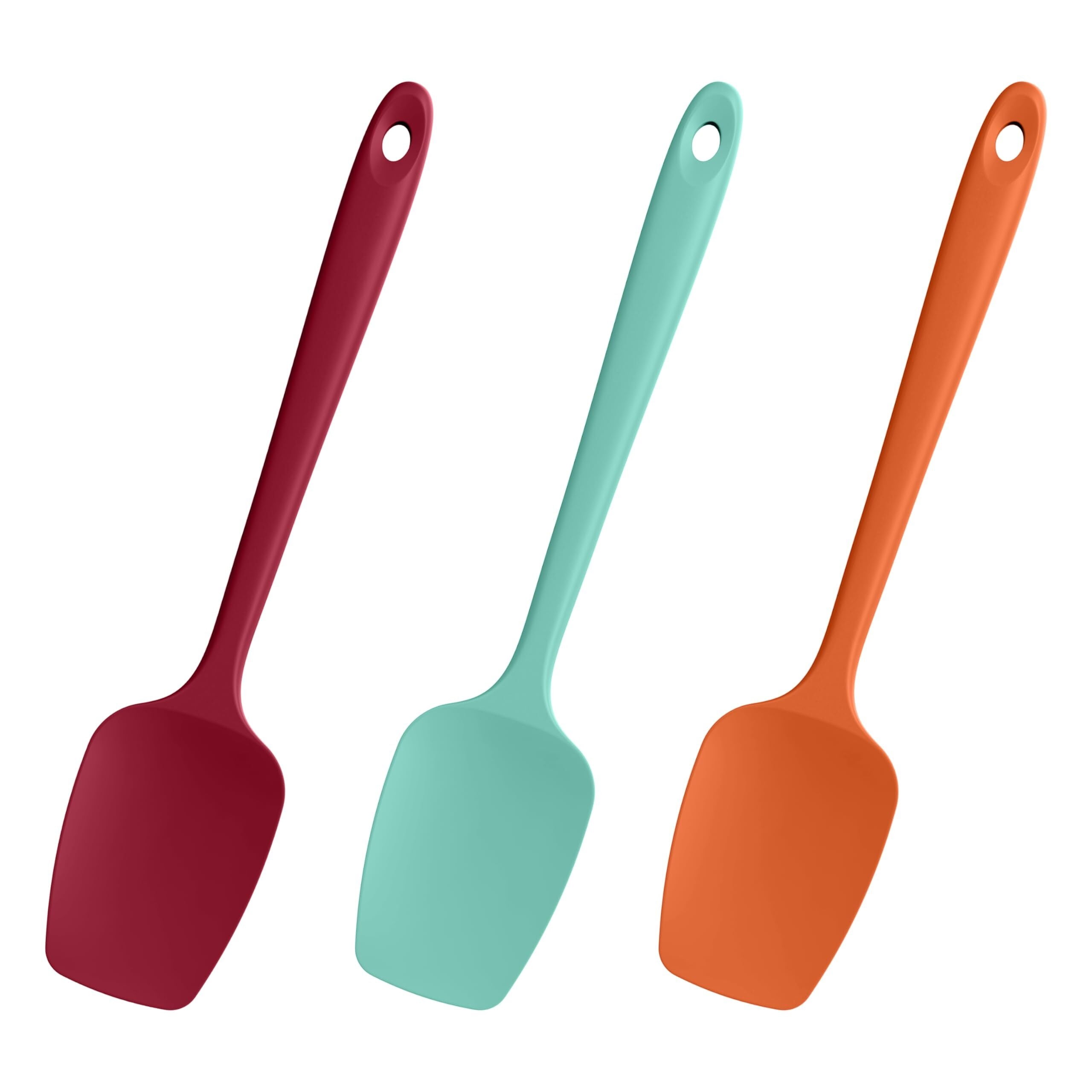 Heat Resistant Silicone Spoon Spatulas, Cooking Spoons Kitchen Spoonula ...