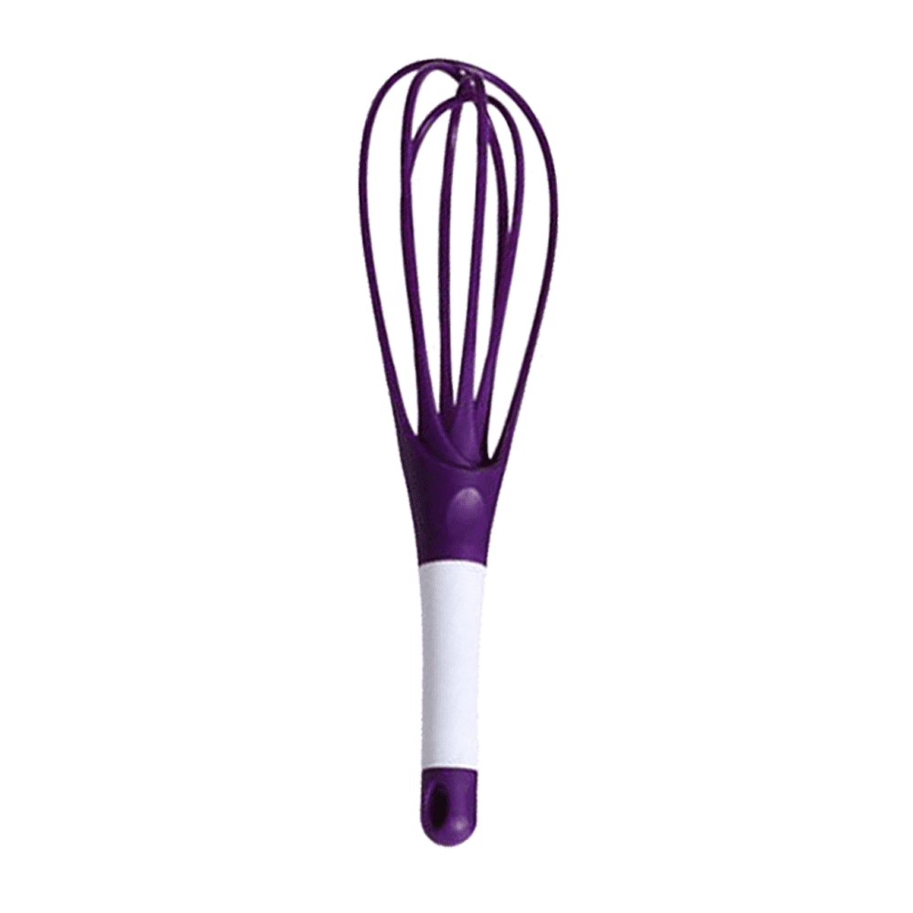 Heat-Resistant Silicone Whisk Whisk 2-In-1 Collapsible Balloon and Flat ...