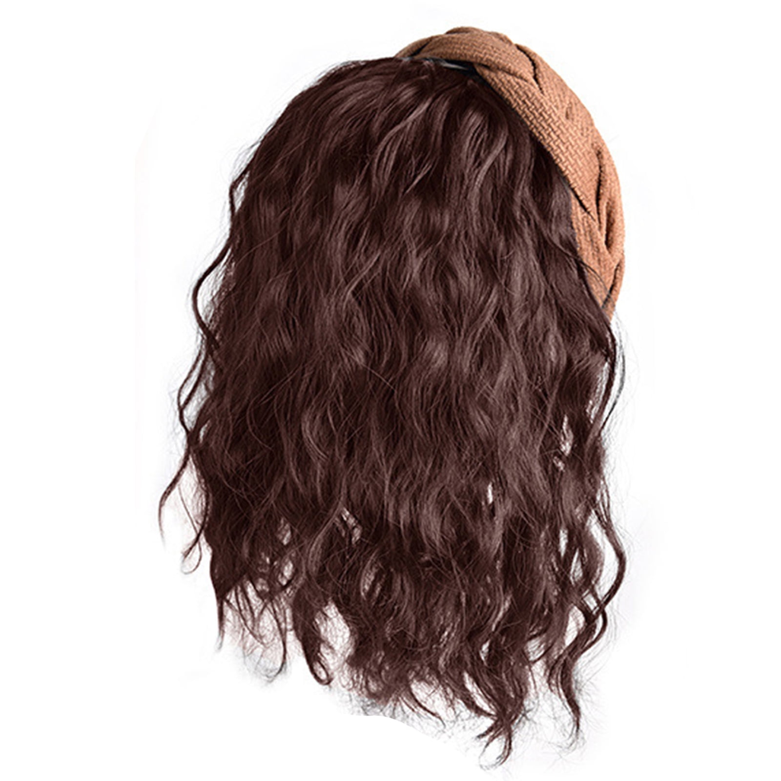Heat Resistant Synthetic Curly Wigs Hairpiece Decorative Curly Hair ...