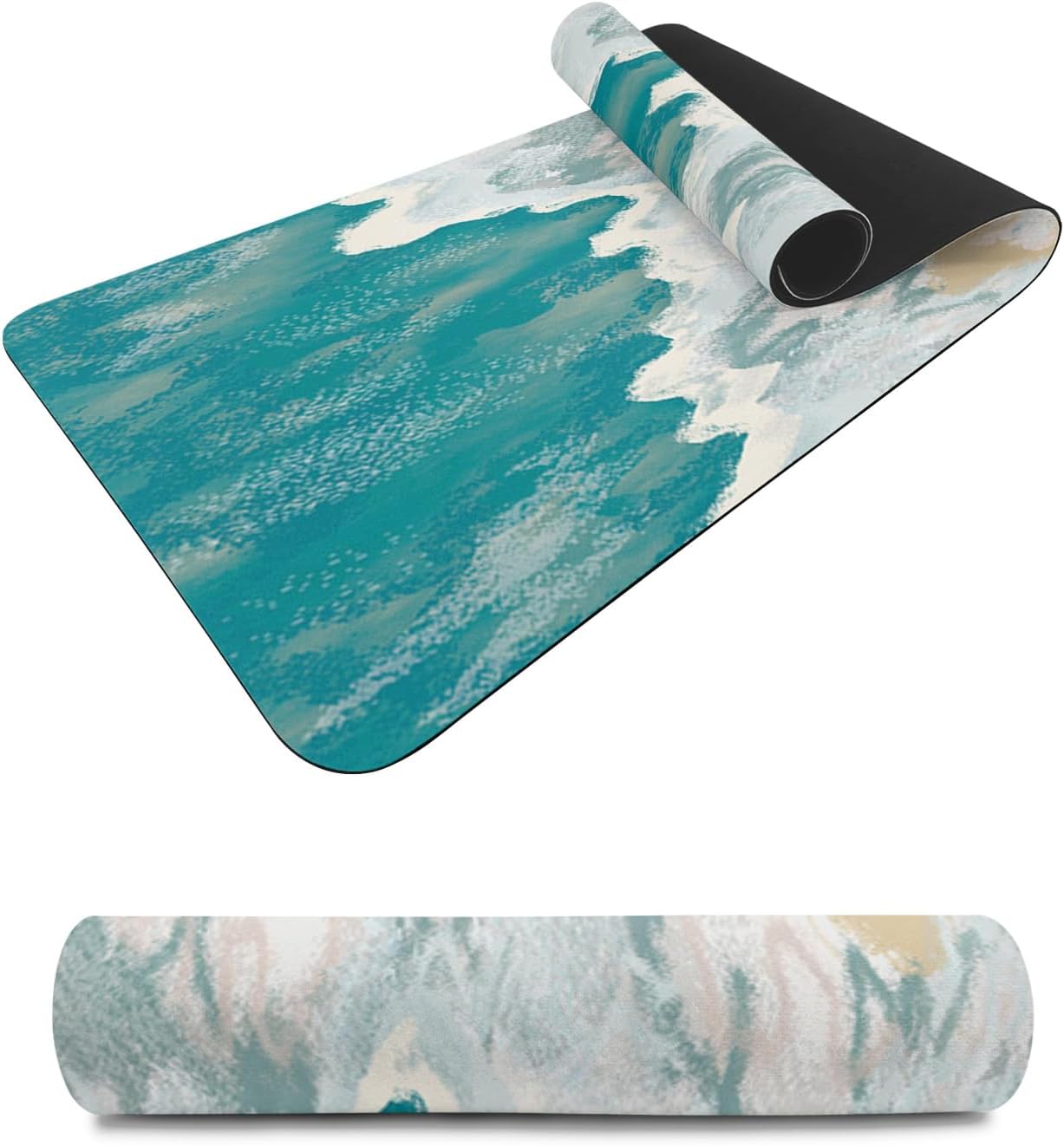 Heat Resistant Trivet & Table Runner Boho Teal Beige Coastal Beach ...