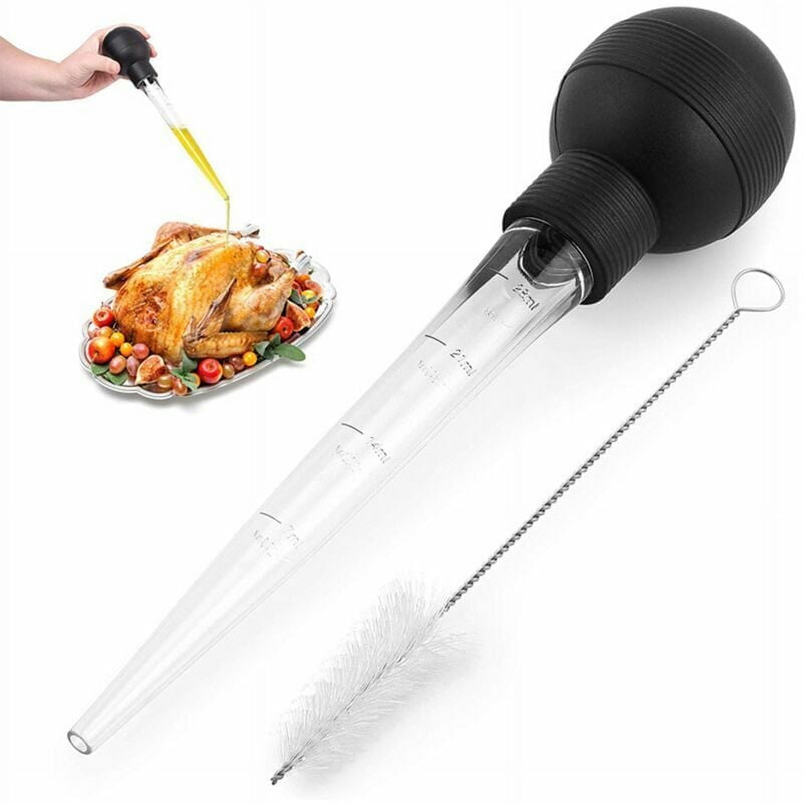 Heat Resistant Turkey Baster with FDA Food Grade Stainless Steel ...