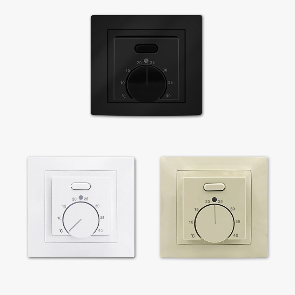 Heat Room Flooring Thermostat 230V 50/60Hz 16A Manual Temperature ...