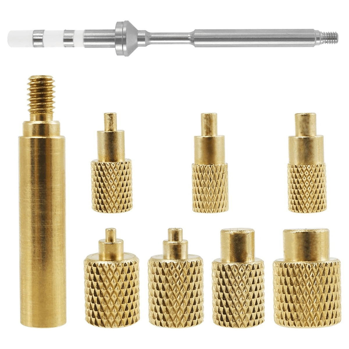 Heat Set Insert Tool M2/M3//M5/M6/M7/M8 Tip Kit TS100 Brass Soldering ...