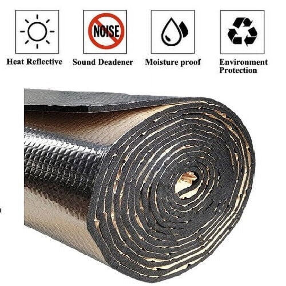 Heat Shield Sound Deadener Car Insulation Thermal Noise Proofing Mat 48 ...