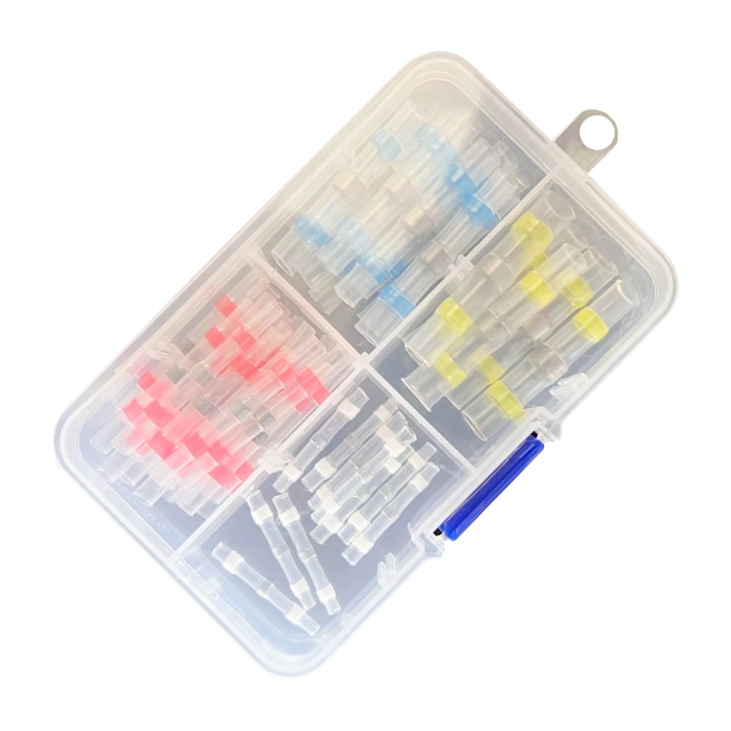 Heat Shrink Butt Connectors Box Packed Low Temperature Soldering Wire Terminals - Walmart.com