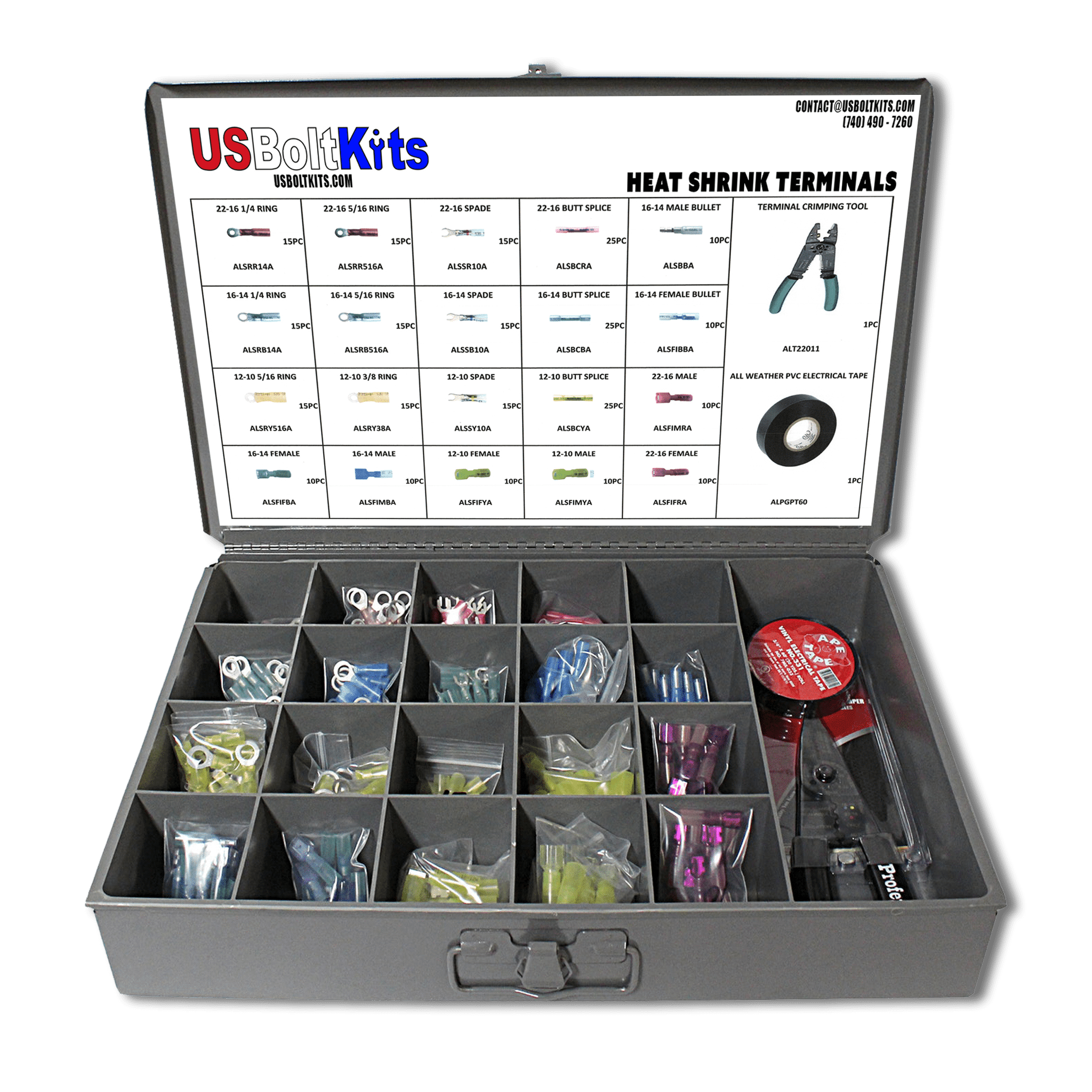 Heat Shrink Electrical Terminal Assortment - Walmart.com