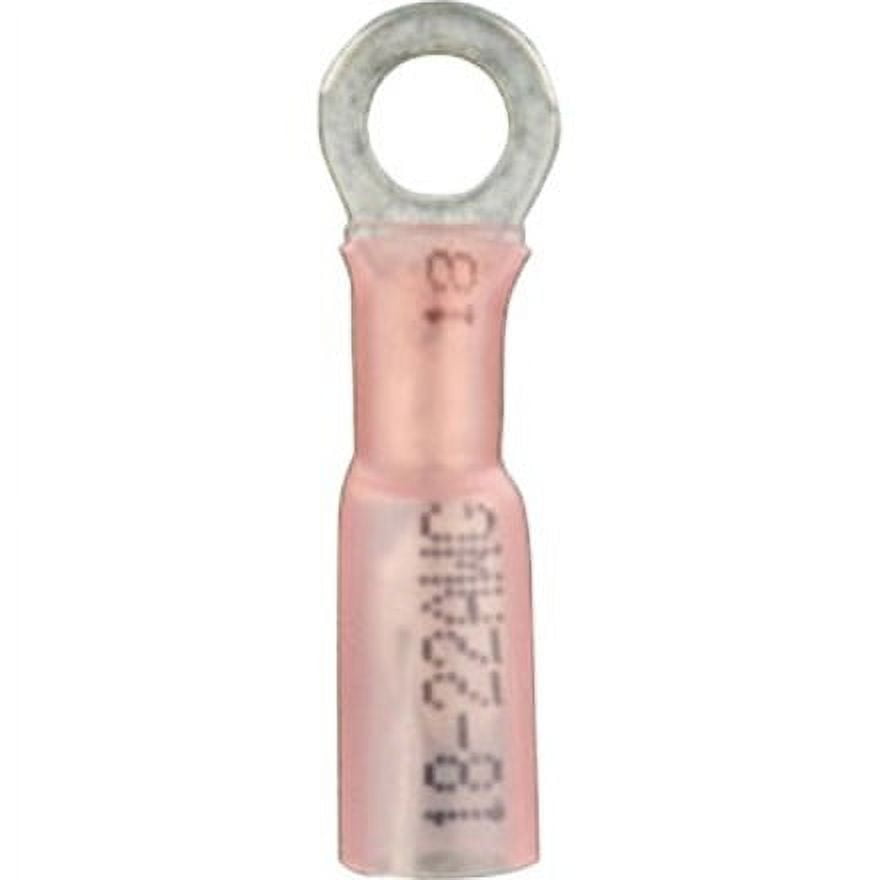 Heat Shrink Red Ring Terminal 22-18 Gauge 1/4 inch - Walmart.com