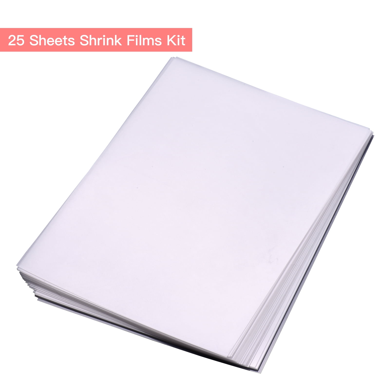 Heat Shrink Sheet,Printable Films Kit Printed Printer Diy 8.3 * 11.4 ...