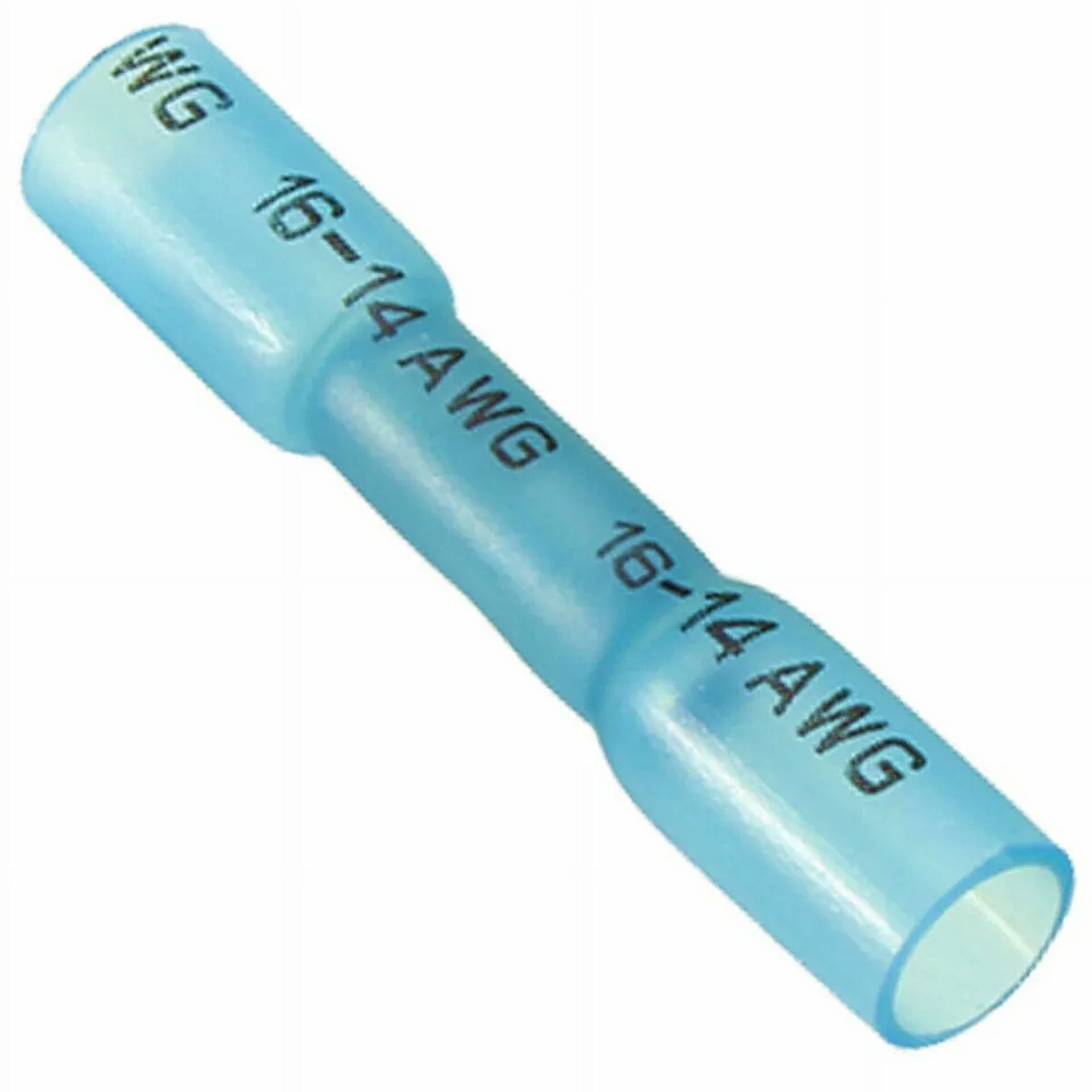 Heat Shrink Wire Butt Connectors Waterproof Splice Terminal Blue 14 ...