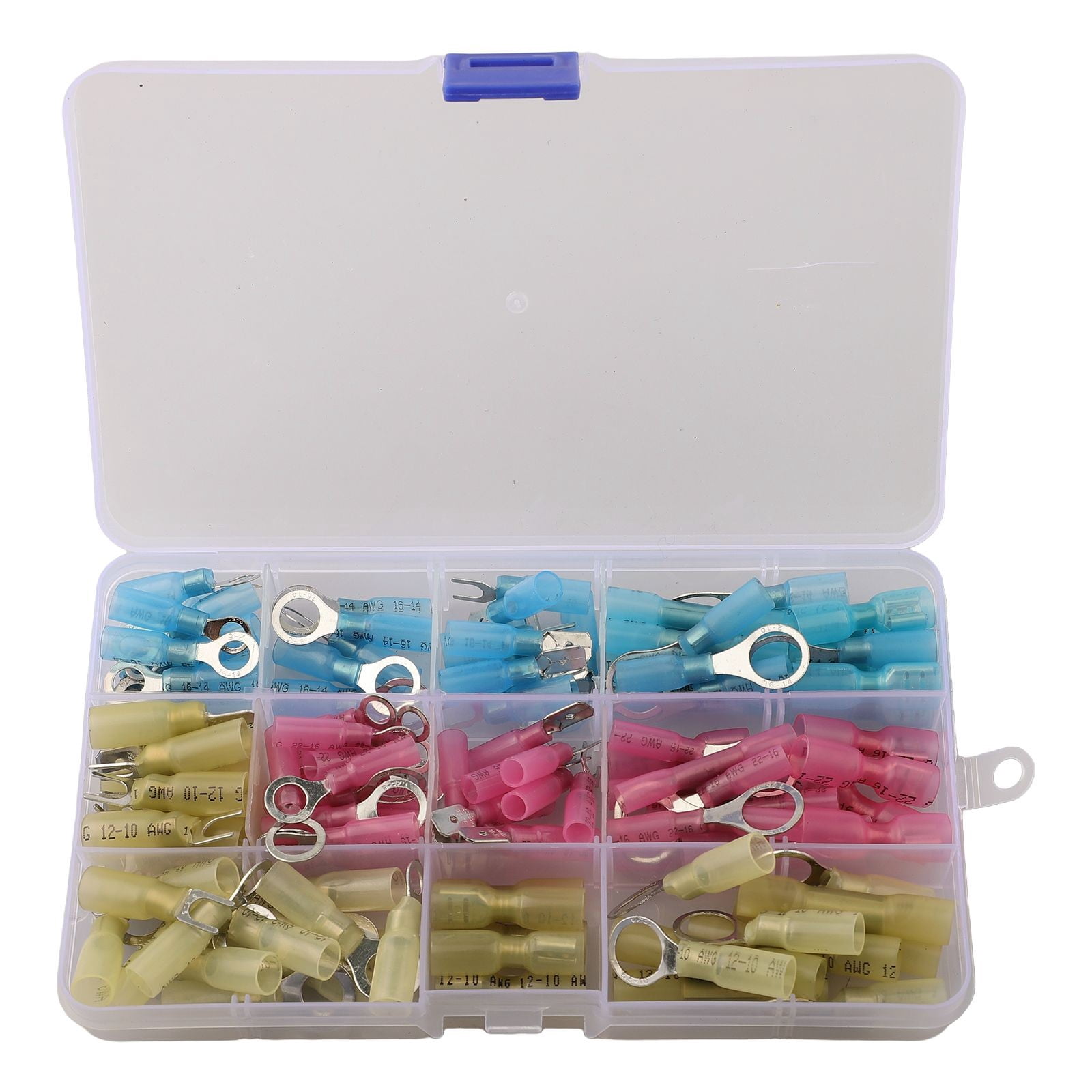 Heat Shrink Wire Connectors, Crimp Connector Assortment, Ring Fork ...