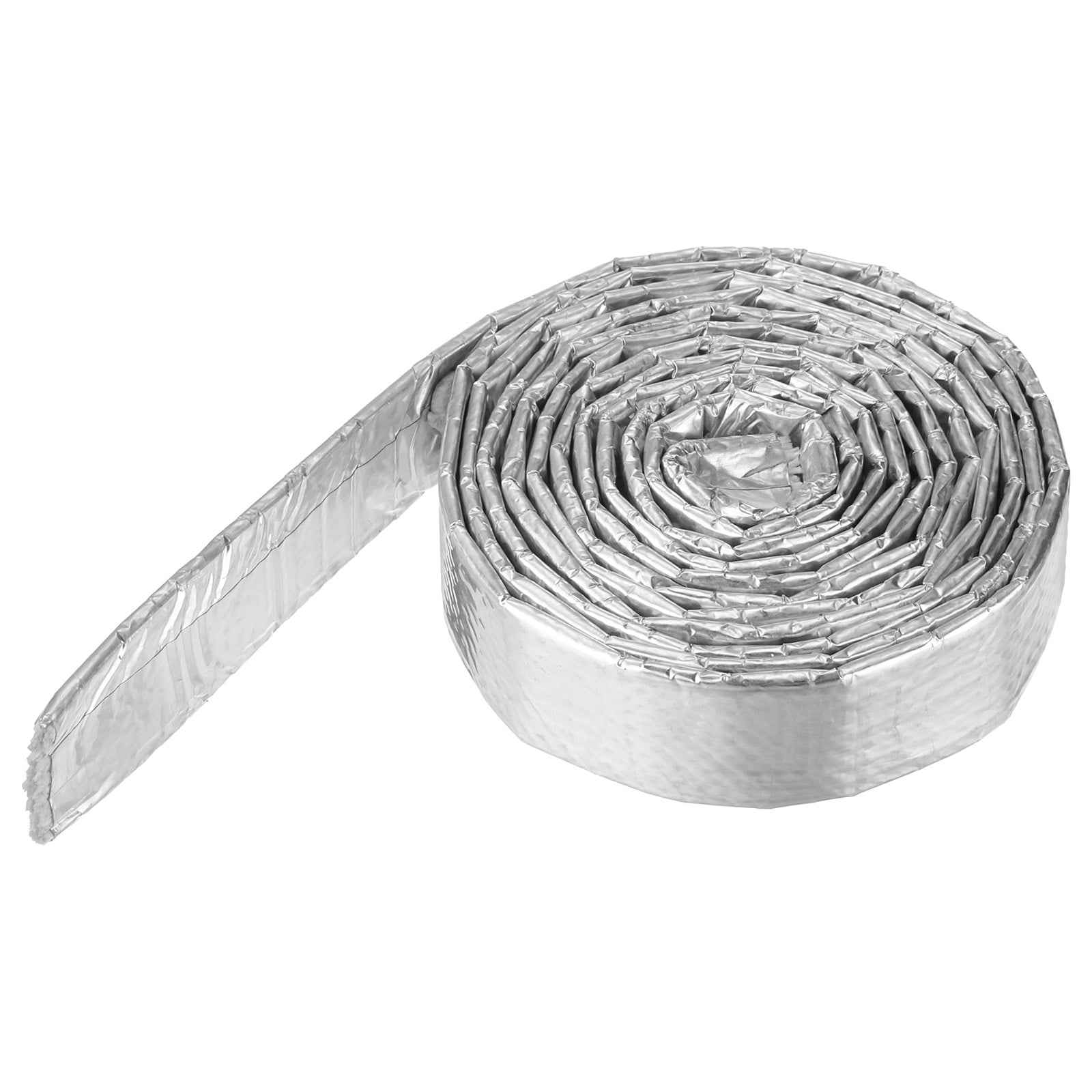 Heat Shroud Aluminized Sleeving 1/2" ID x 5.9FT Aluminum Metallic ...