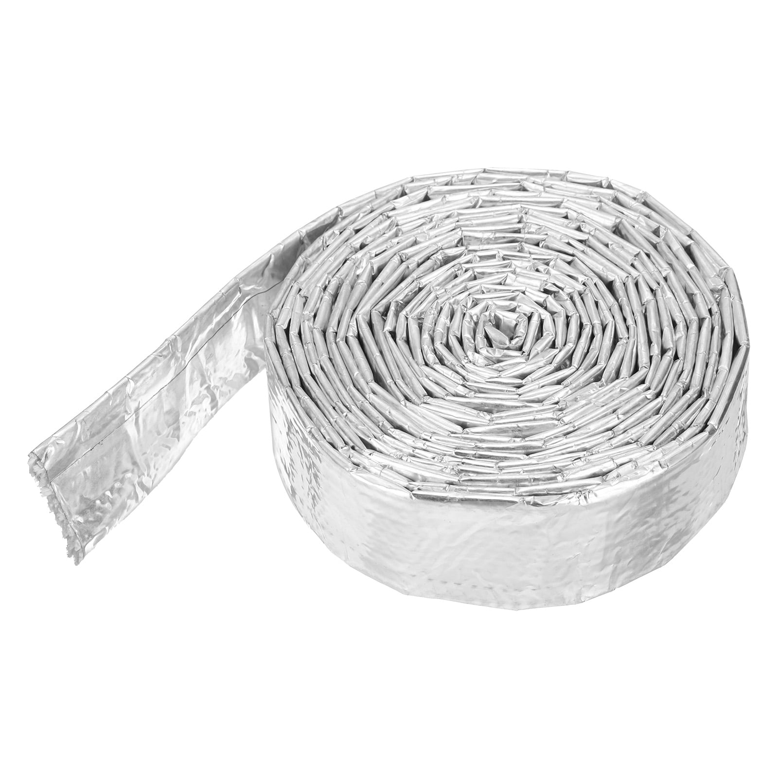 Heat Shroud Aluminized Sleeving 11/16" ID x 10.5FT Aluminum Metallic ...