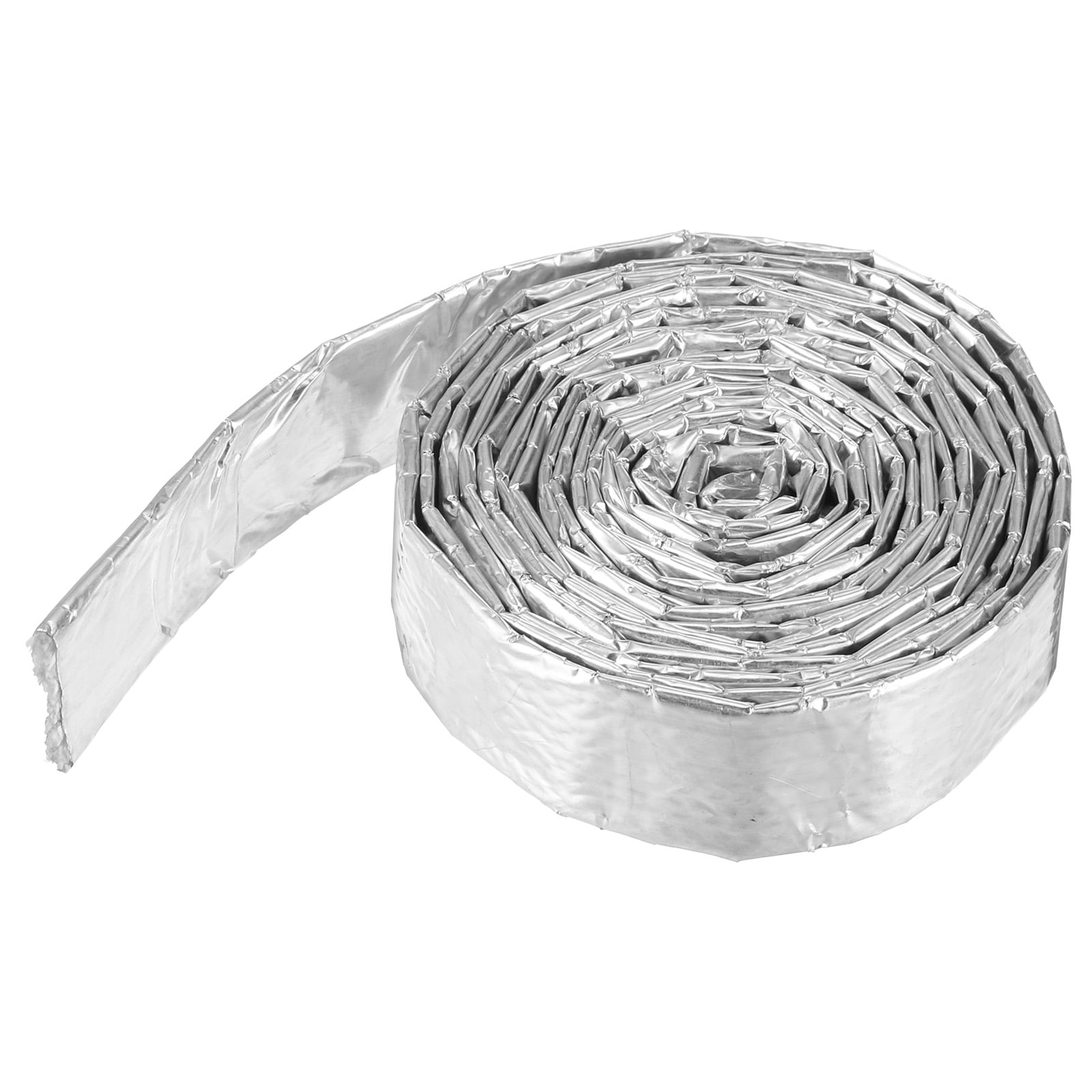 Heat Shroud Aluminized Sleeving 3/8" ID x 5.9FT Aluminum Metallic ...