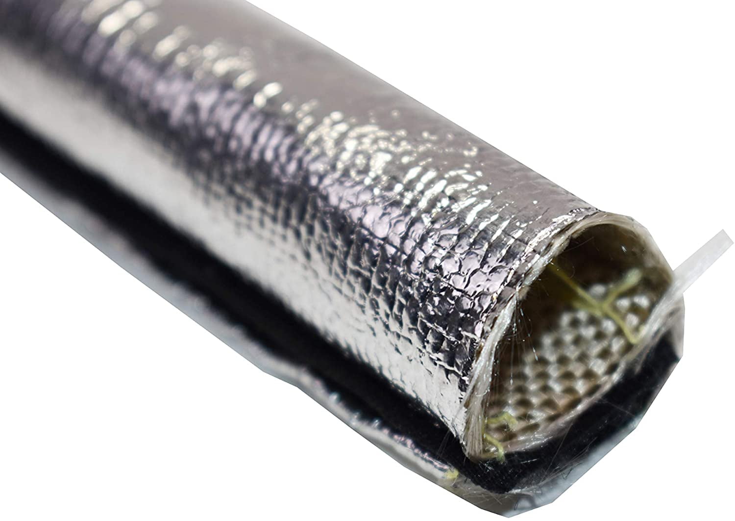 A-Team Performance Heat Shroud Aluminized Sleeving, 3/4" x 36", Silver ...