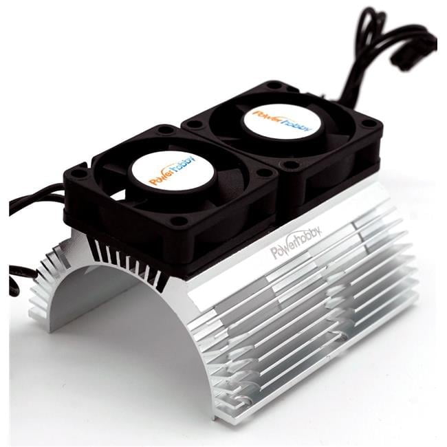 Heat Sink with Twin Turbo High Speed Cooling Fans, Silver - Walmart.com