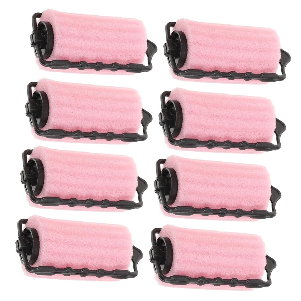 No Heat Sponge Hair Rollers,8 Pcs Soft Foam Hair Curlers,Flexible Wave ...