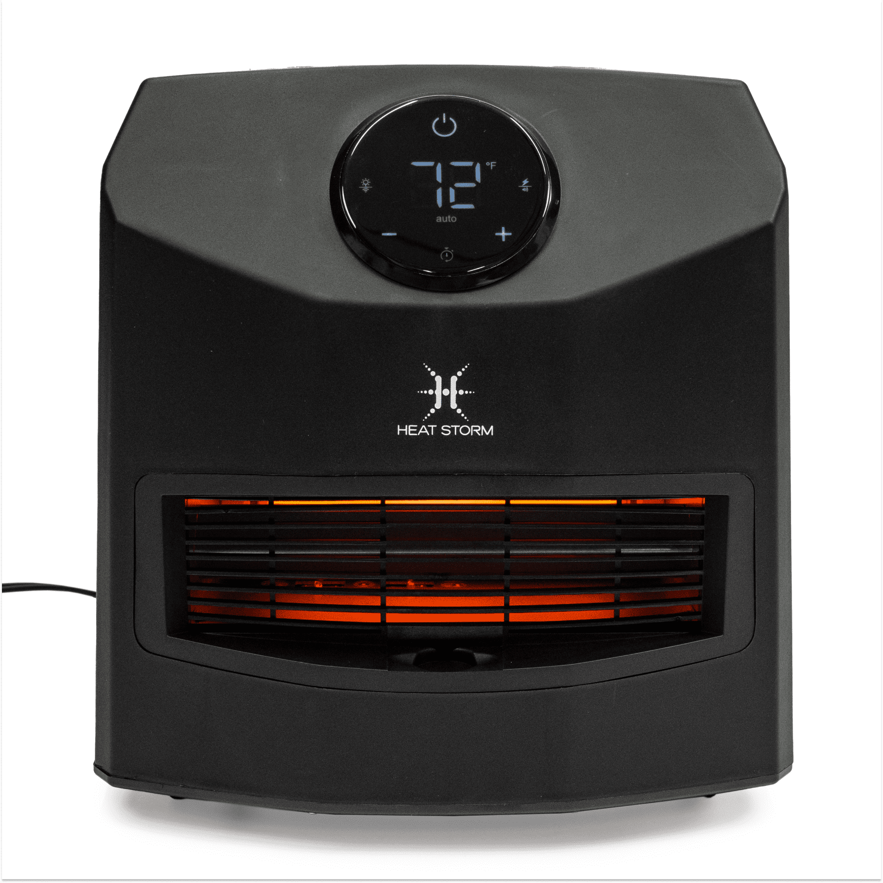 Heat Storm Black 1500W Infrared 2-Speed Portable Space Heater - Walmart.com