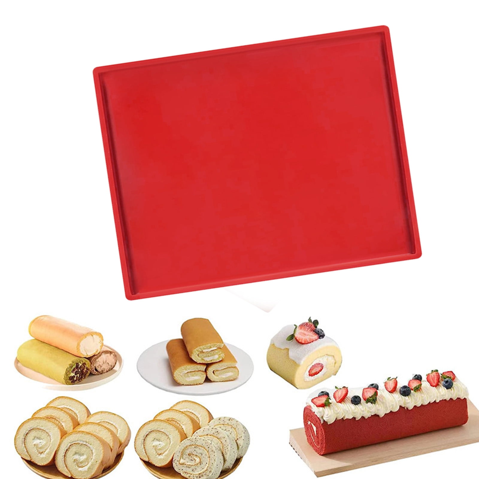 Heat-Tolerant Silicone Baking Mat, Non-Stick Reusable Oven Liner for ...