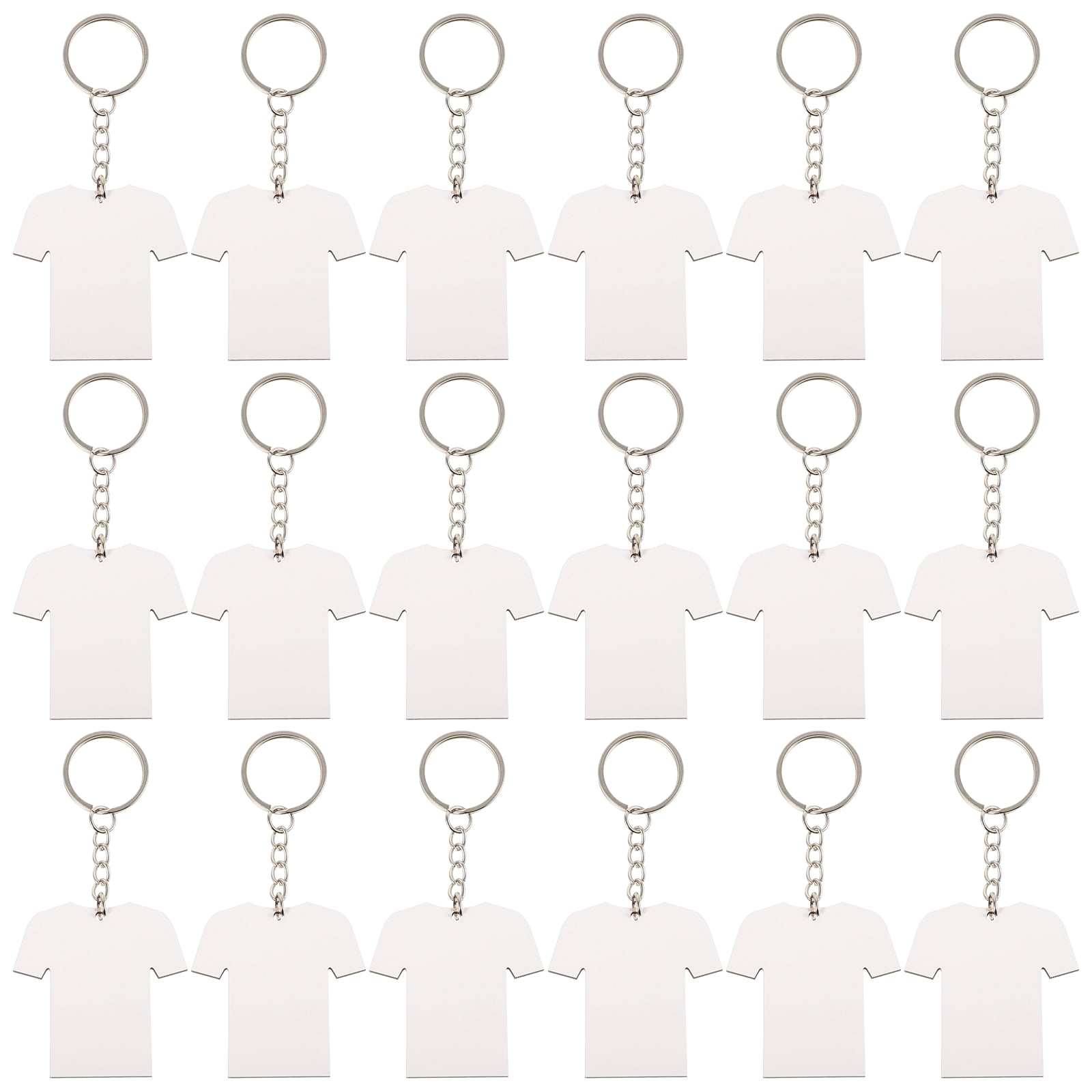 Heat Transfer Key Chain Handicraft Keychain Blanks Fittings Clothing ...