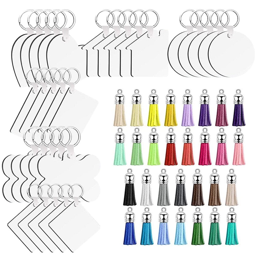 Heat Transfer Key Chain Supplies Portable Blank Keychain Keychains ...