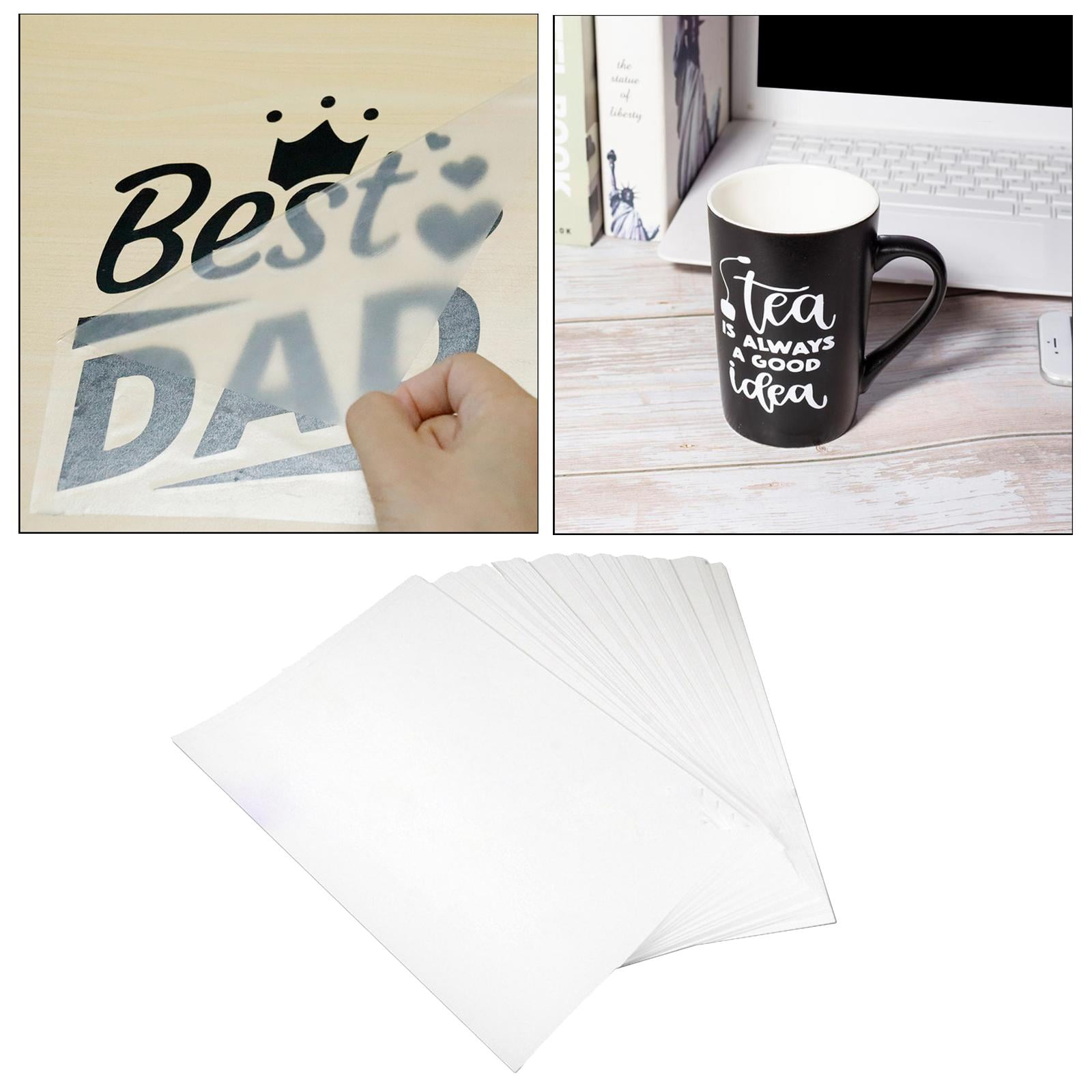 Heat Transfers Paper A4 of 5 Sheets or 100 Sheets for DIY Card Making ...
