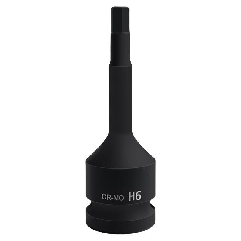 Heat-Treated 22mm Hex Impact Bit Socket 1/2Inch Drive Black Phosphate ...